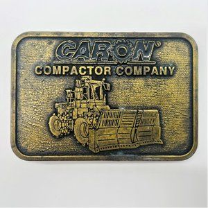 Caron | Accessories | Vintage 97s Caron Compactor Company 35 Brass Belt ...